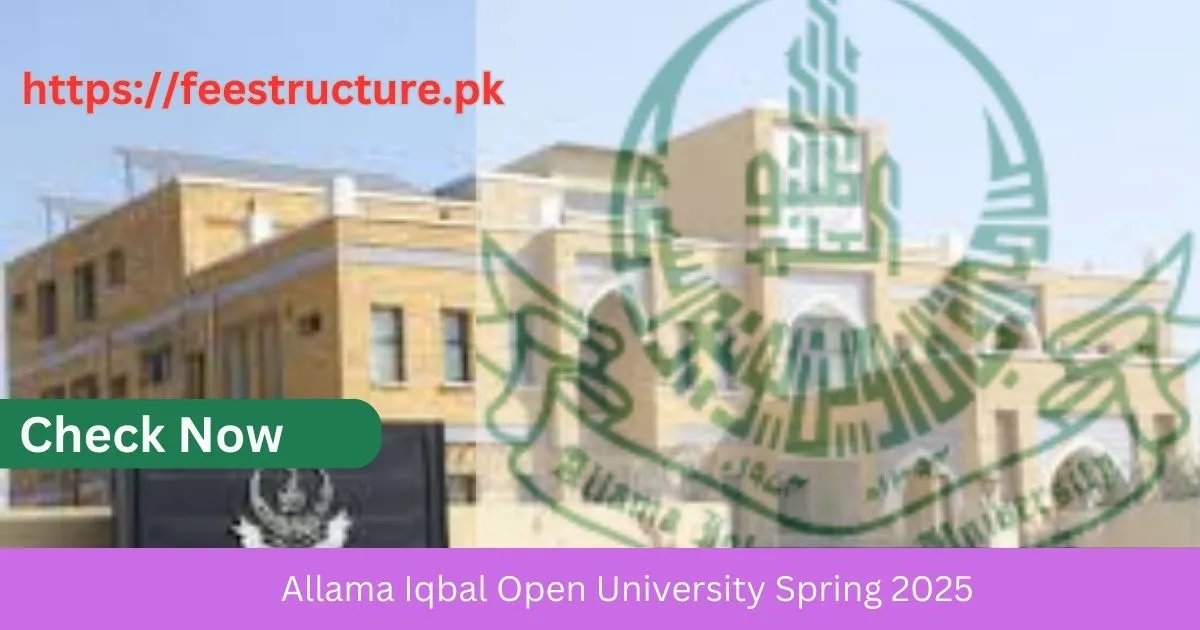 Aiou Fee Structure 2025
