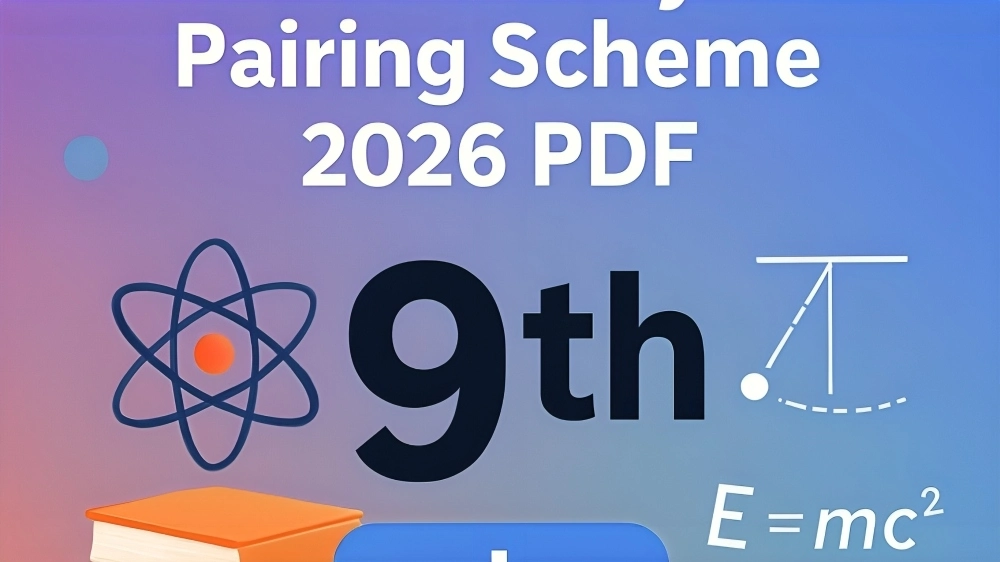 Download 9th Class Physics Pairing Scheme 2026 PDF